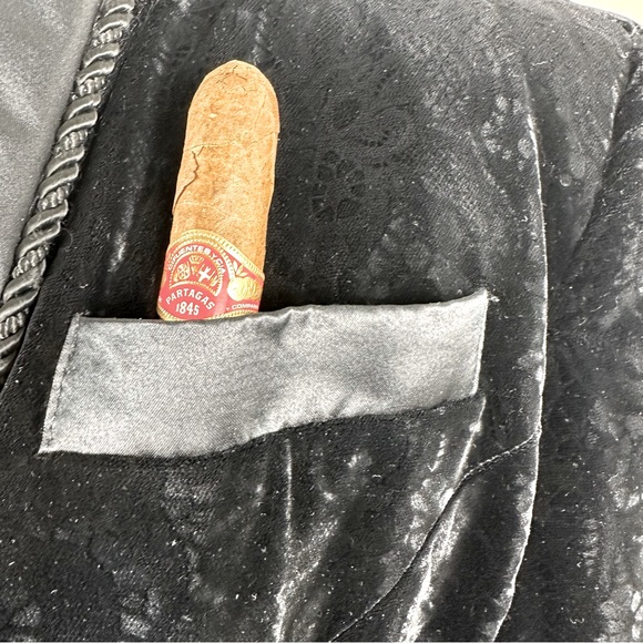 LW Wardy | Jackets & Coats | Vintage Lw Wardy Black Velvet Brocade ...